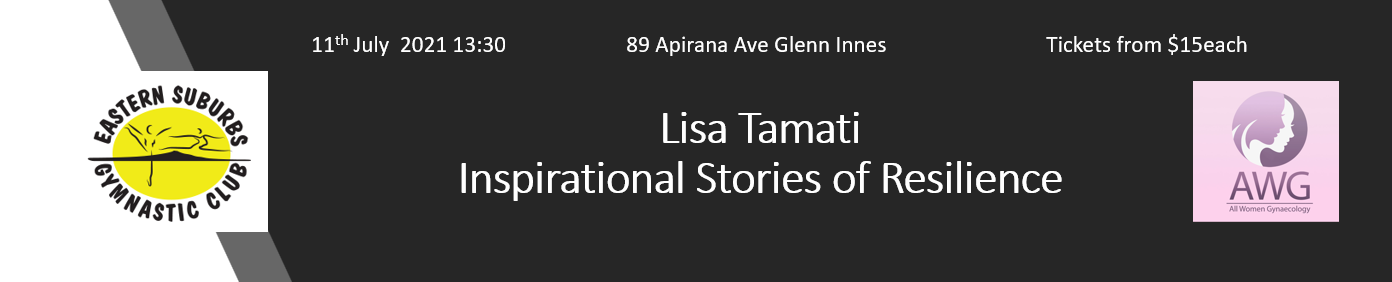Event: Lisa Tamati - Inspirational stories of Resilience - Eastern ...